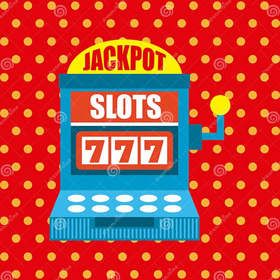 Jackpot slots machine icon stock vector. Illustration of sign - 93338582