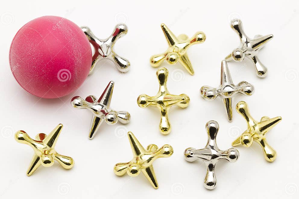 Jacks Game stock photo. Image of play, leisure, metal - 19523986