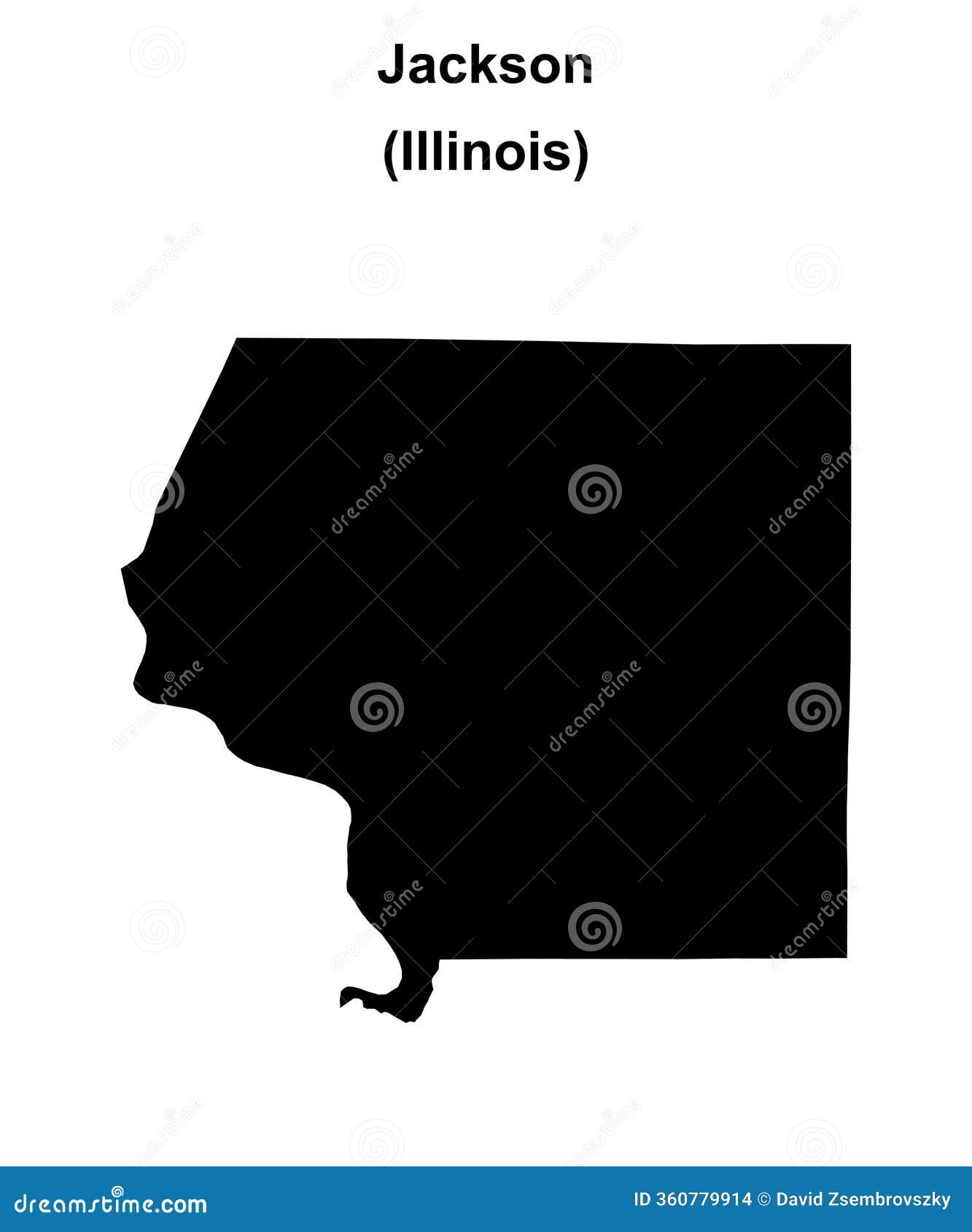 Jackson outline map stock illustration. Illustration of shape - 360779914
