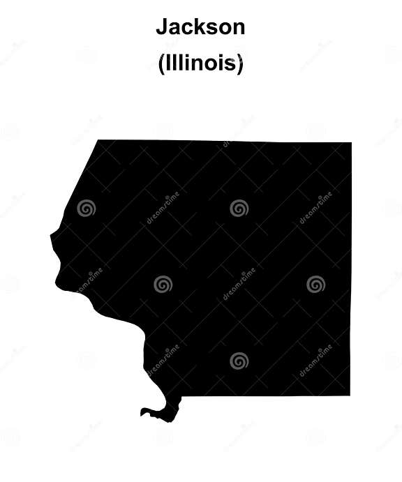 Jackson outline map stock illustration. Illustration of shape - 360779914