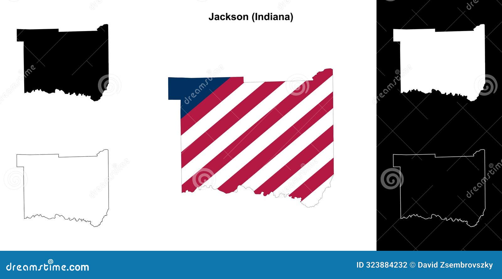 Jackson outline map stock vector. Illustration of region - 323884232