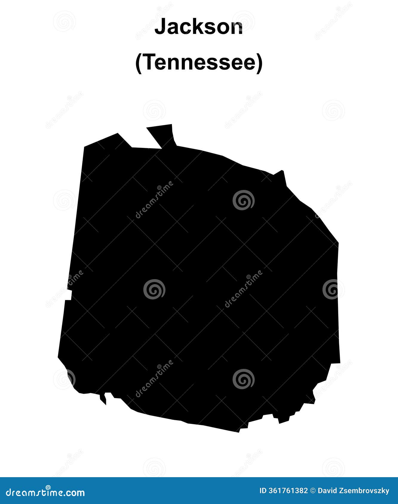 Jackson Outline Map Cartoon Vector | CartoonDealer.com #324137303