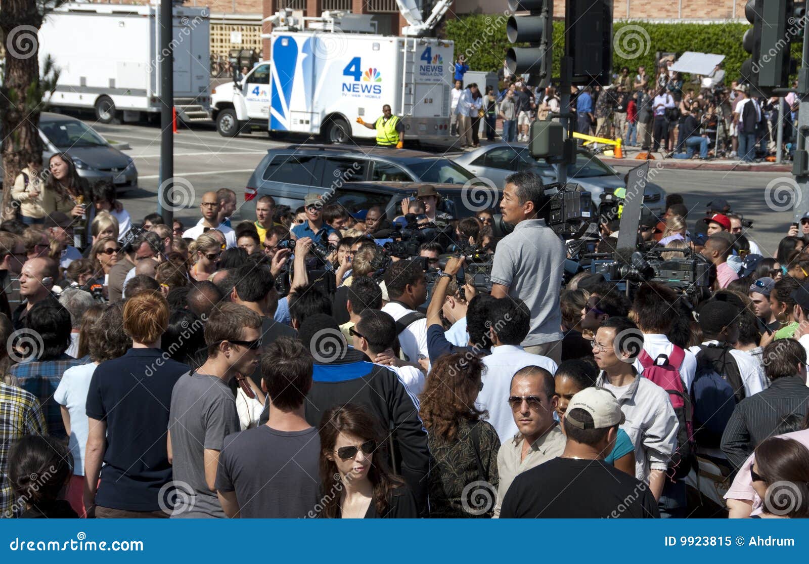 Jackson Fans Gather editorial image. Image of jackson - 9923815