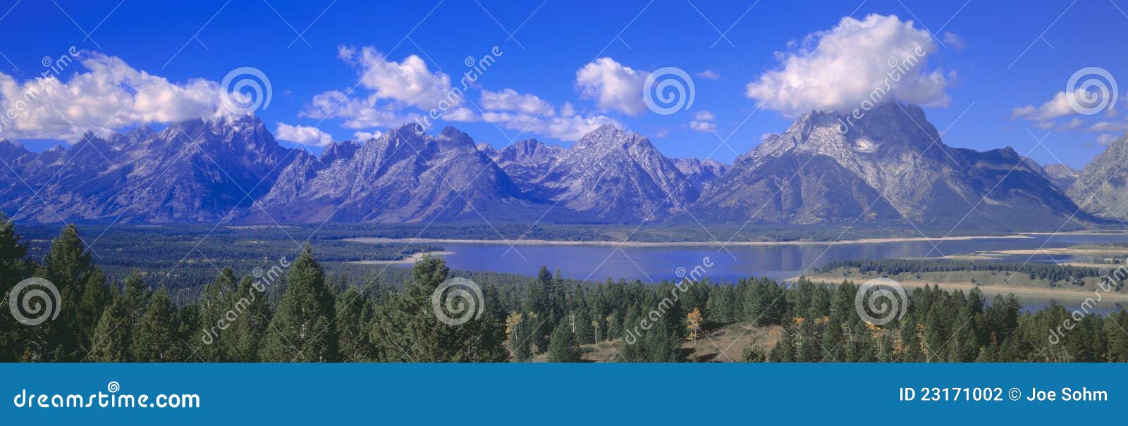 Jackson Lake stock photo. Image of color, continent, capped - 23171002