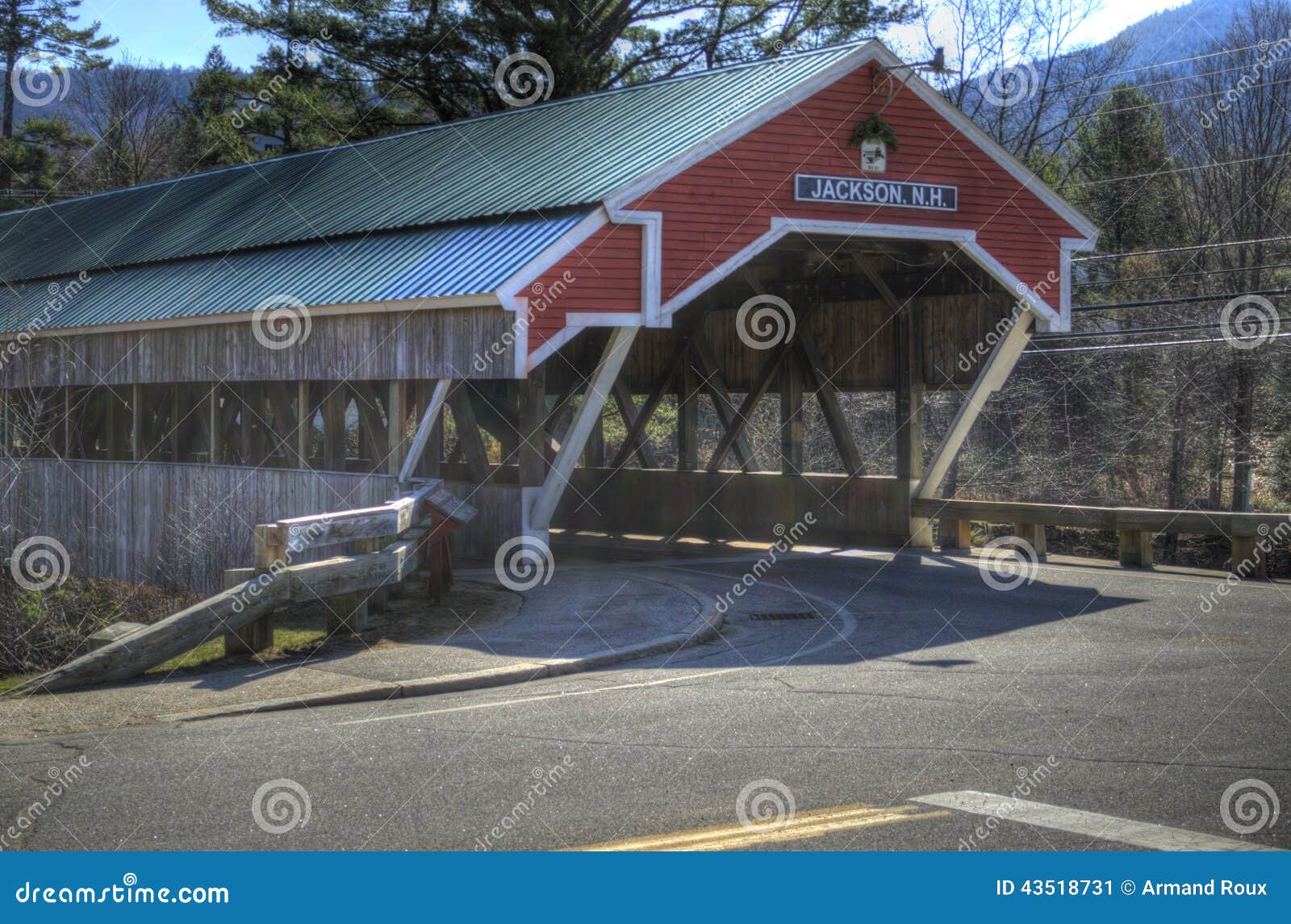 Jackson, NH Bridge stock image. Image of scene, bridges - 43518731