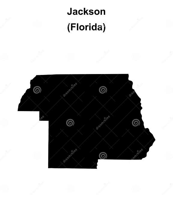 Jackson outline map stock vector. Illustration of shape - 357889304