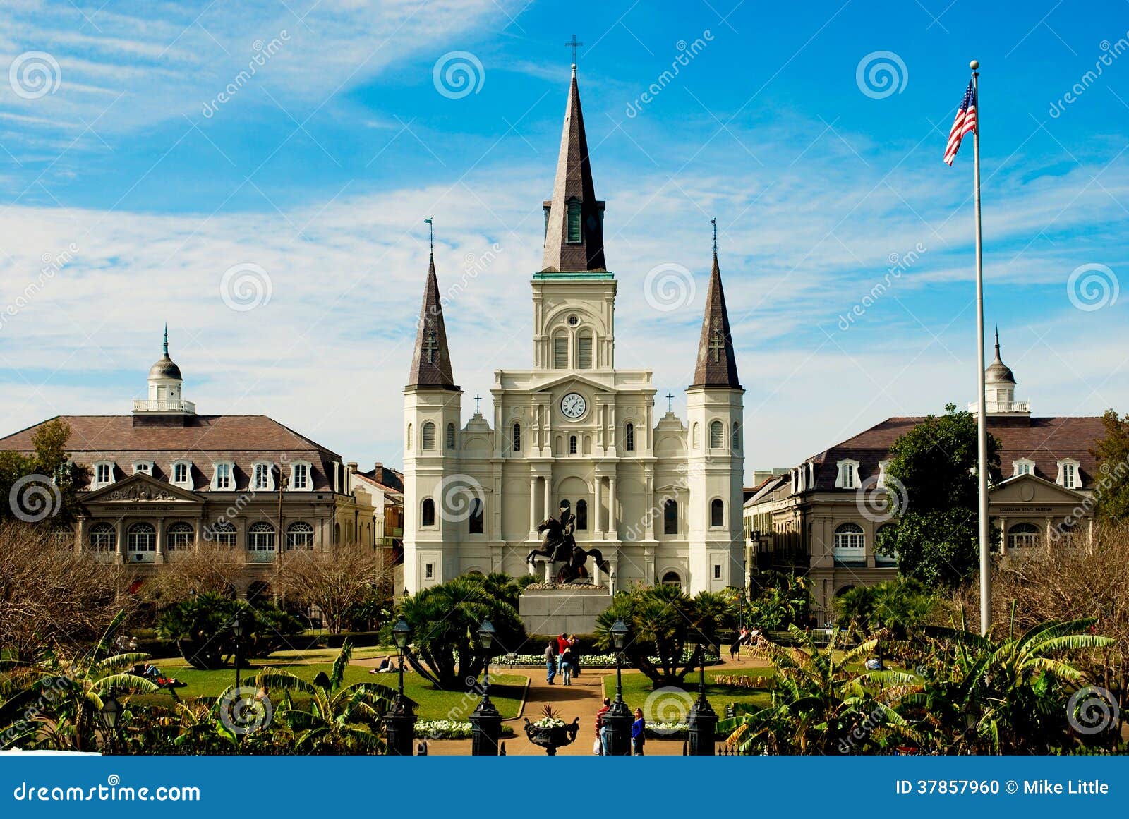 Jackson Square, New Orleans Editorial Image - Image of national, roman ...