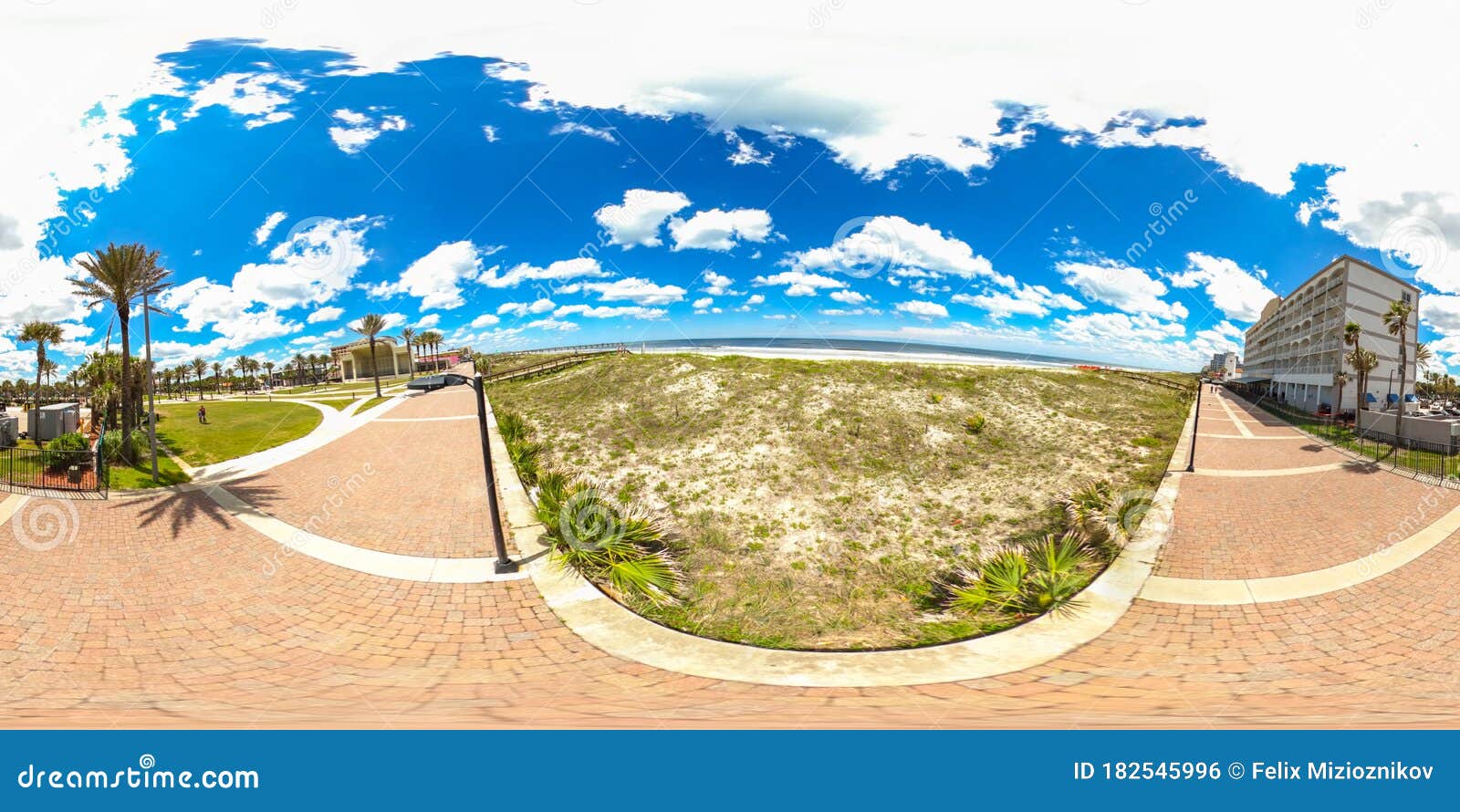 Jacksonville Beach FL USA 360vr Spherical Equirectangular Photo Stock ...