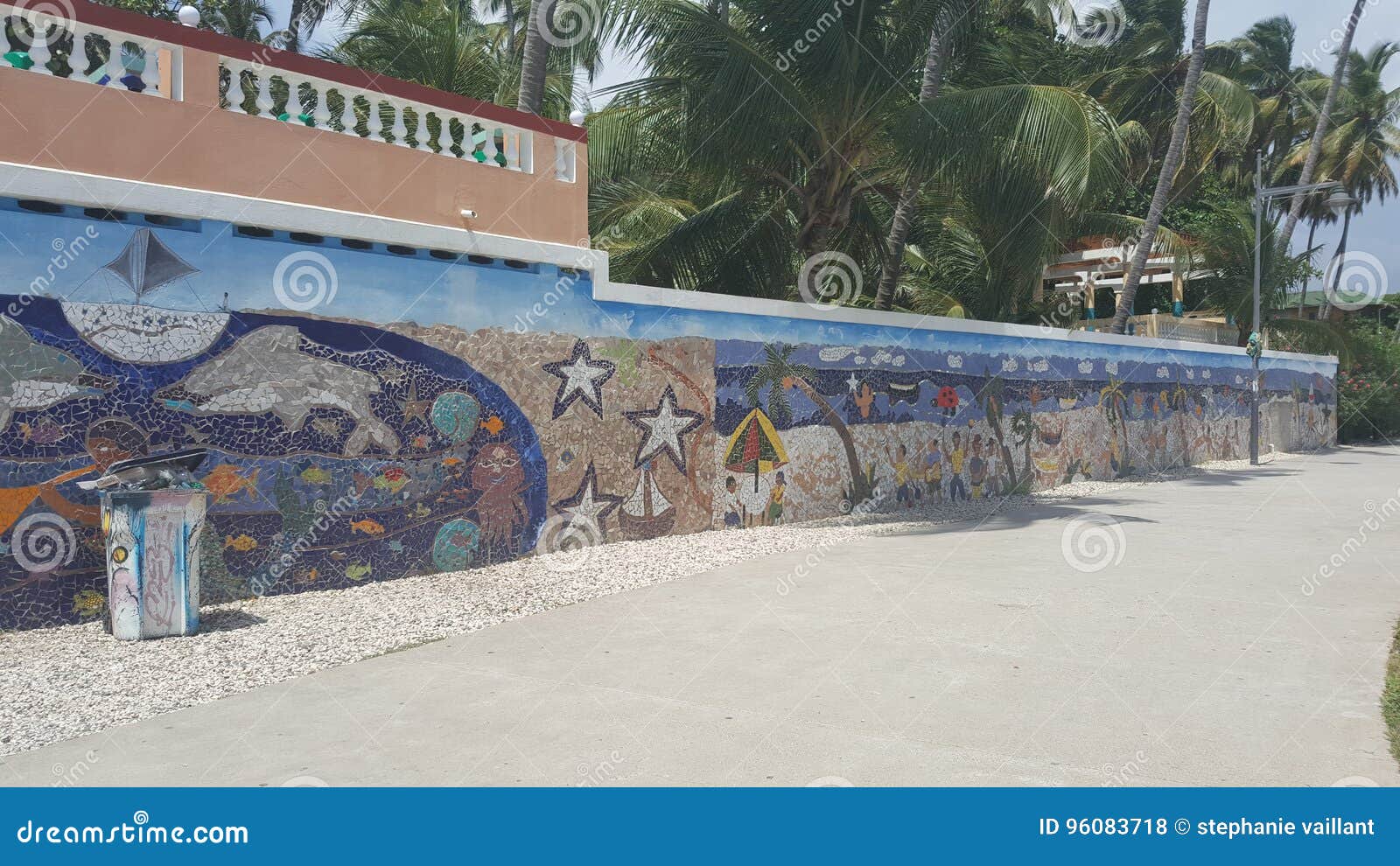 Jacmel haiti beach editorial stock photo. Image of dessin - 96083718