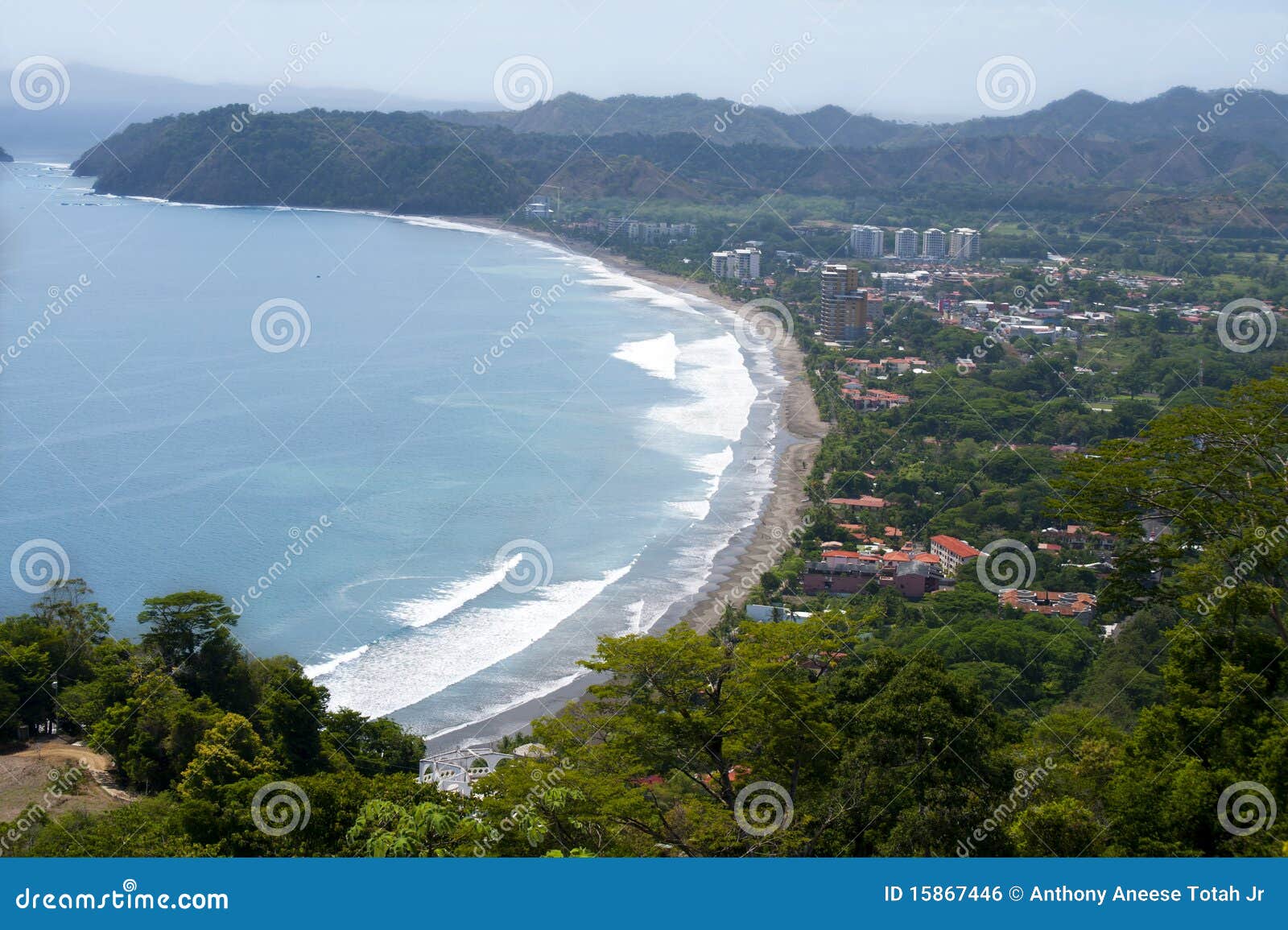 Jaco Costa Rica stock photo. Image of ocean, town, city - 15867446