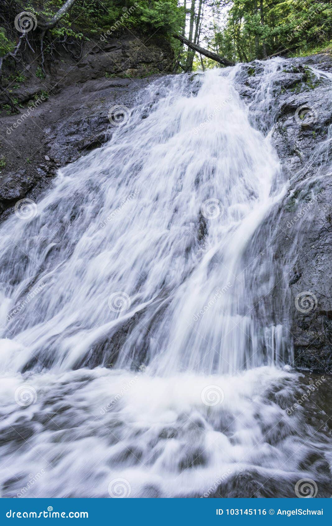 Jacob`s Falls stock photo. Image of falls, beautiful - 103145116