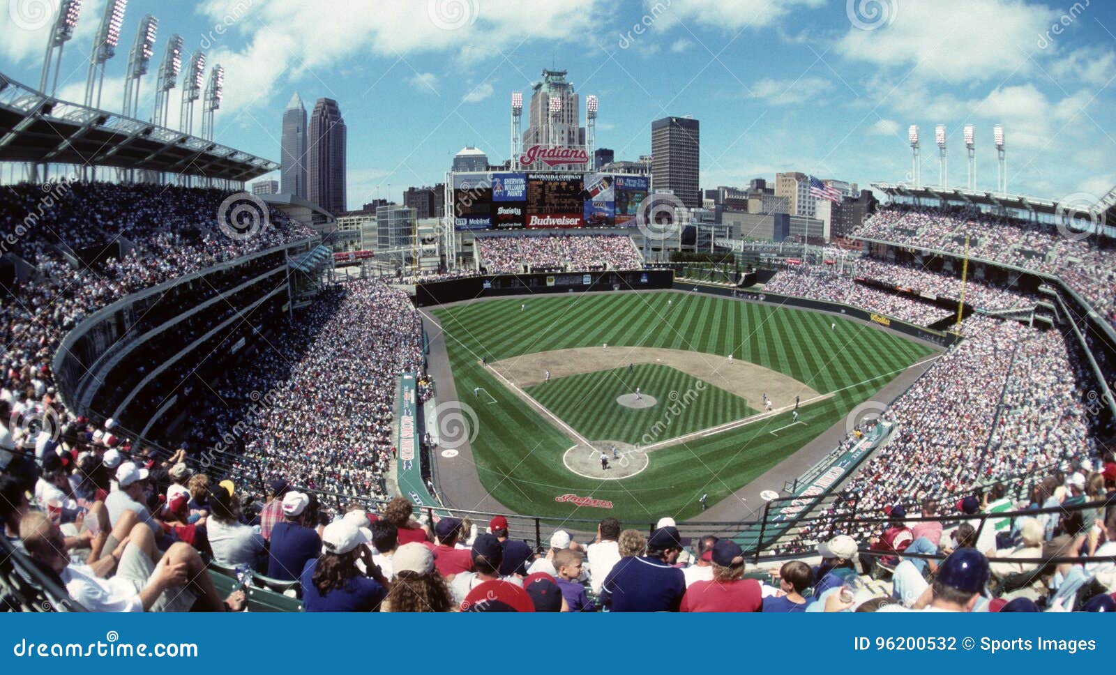 Jacobs Field Cleveland Indians Fotografia Editorial - Imagem de ...