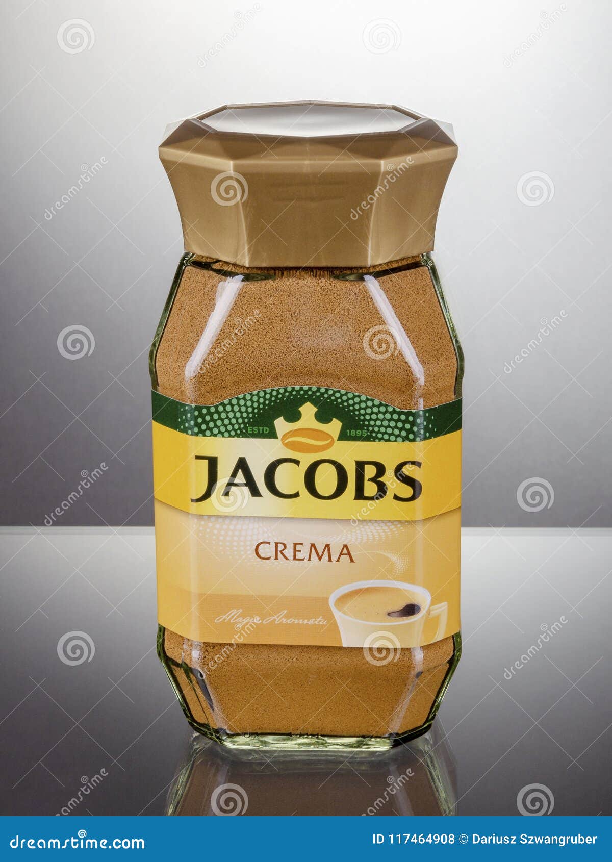 Jacobs Kronung Coffee Isolated On Gradient Background. Editorial Image ...