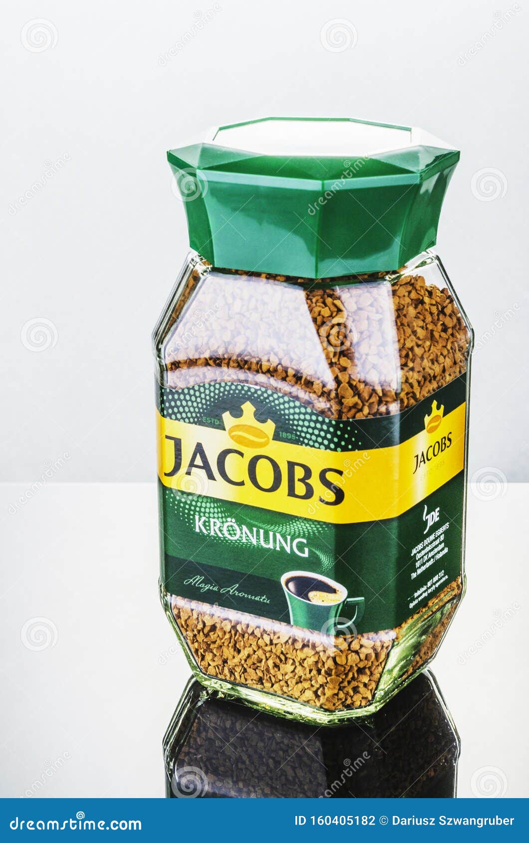Jacobs Kronung Coffee Isolated On Gradient Background. Editorial Image ...