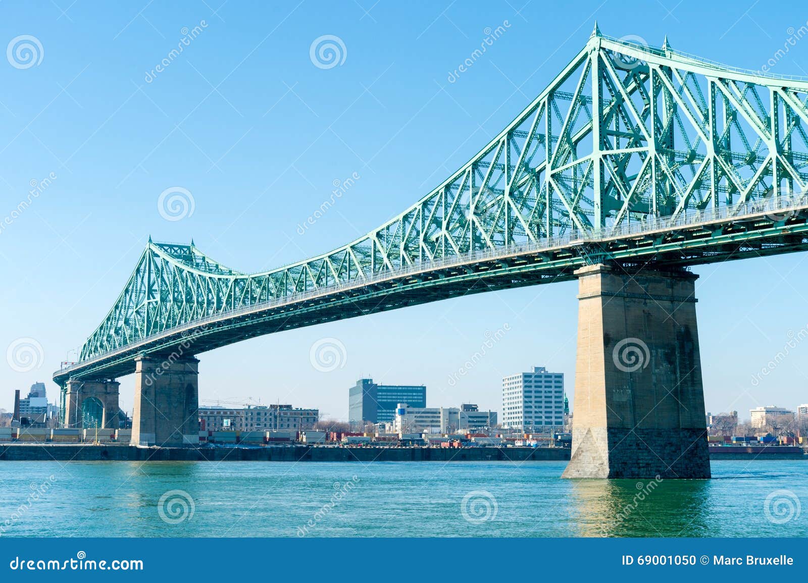 Jacques-Cartier Bridge stock photo. Image of dusk, orange - 69001050