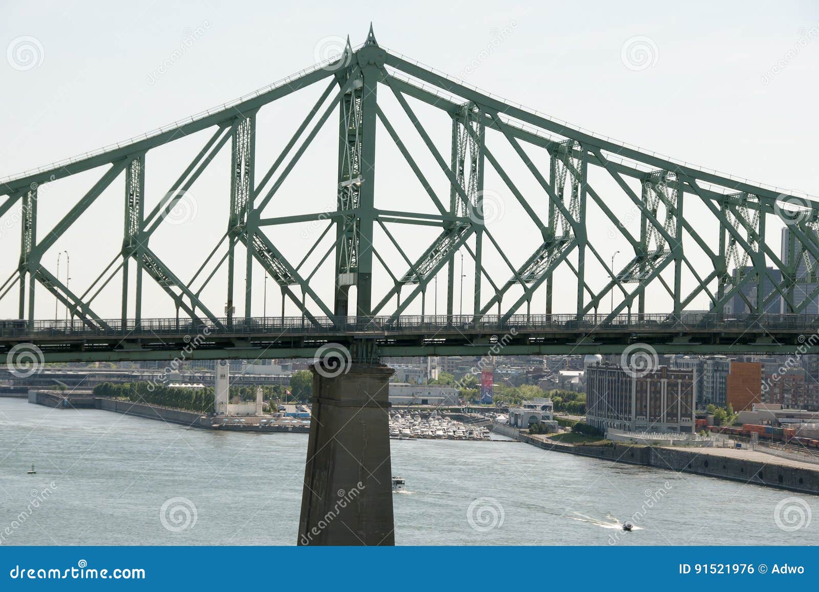Jacques Cartier Bridge - Montreal - Canada Stock Photo - Image of ...
