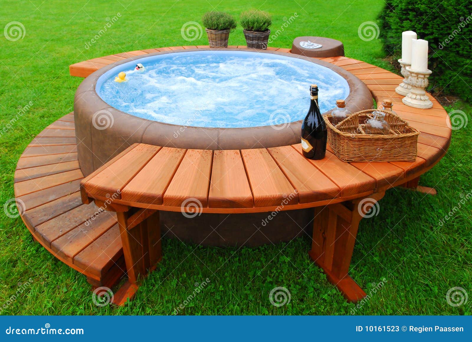 Jacuzzi stock image. Image of wood, health, bubble, water - 10161523