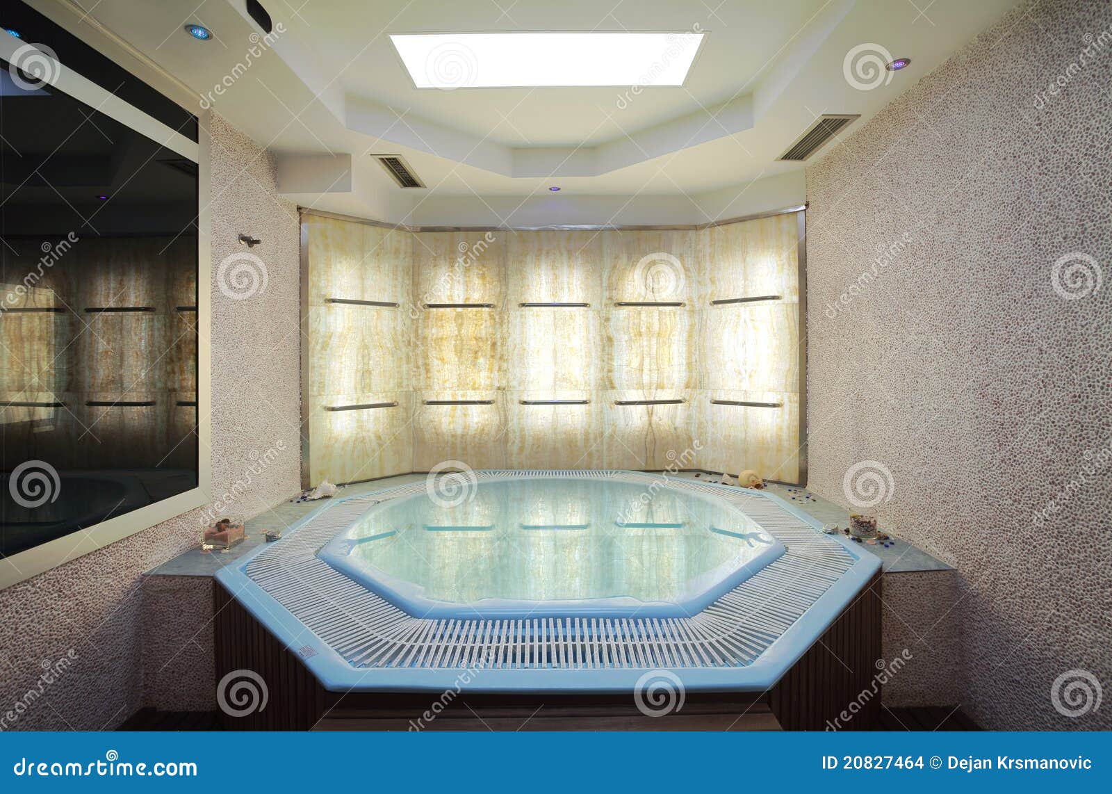 Jacuzzi stock photo. Image of bathroom, water, lighting - 20827464