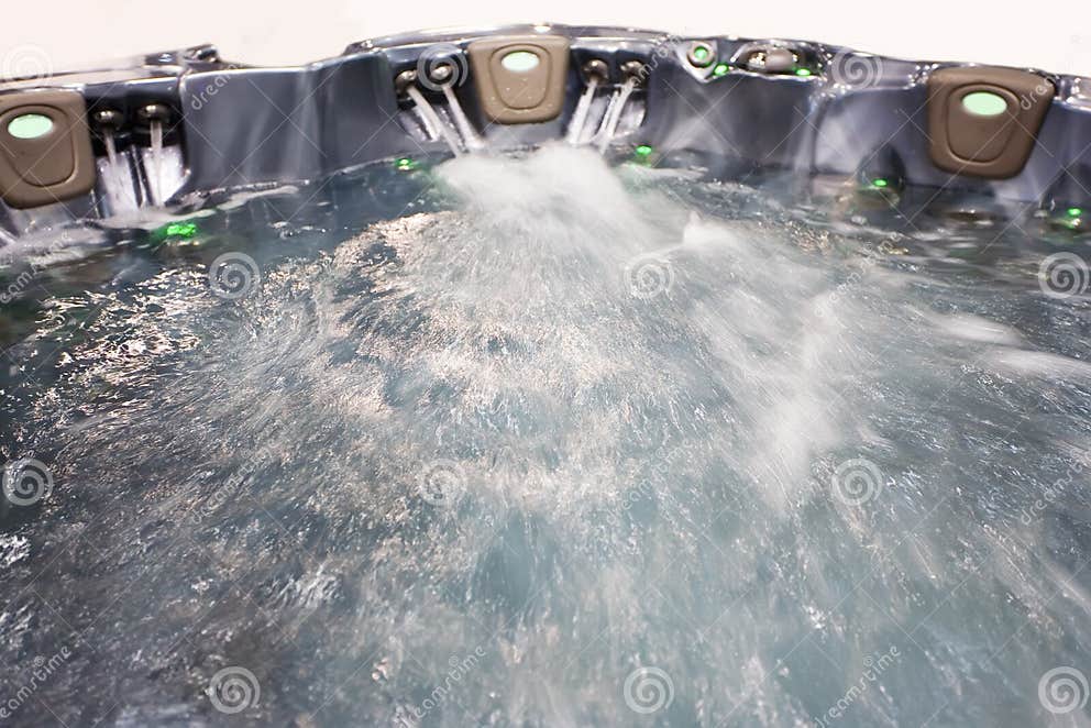 Jacuzzi with full of water stock image. Image of lifestyle - 5863983