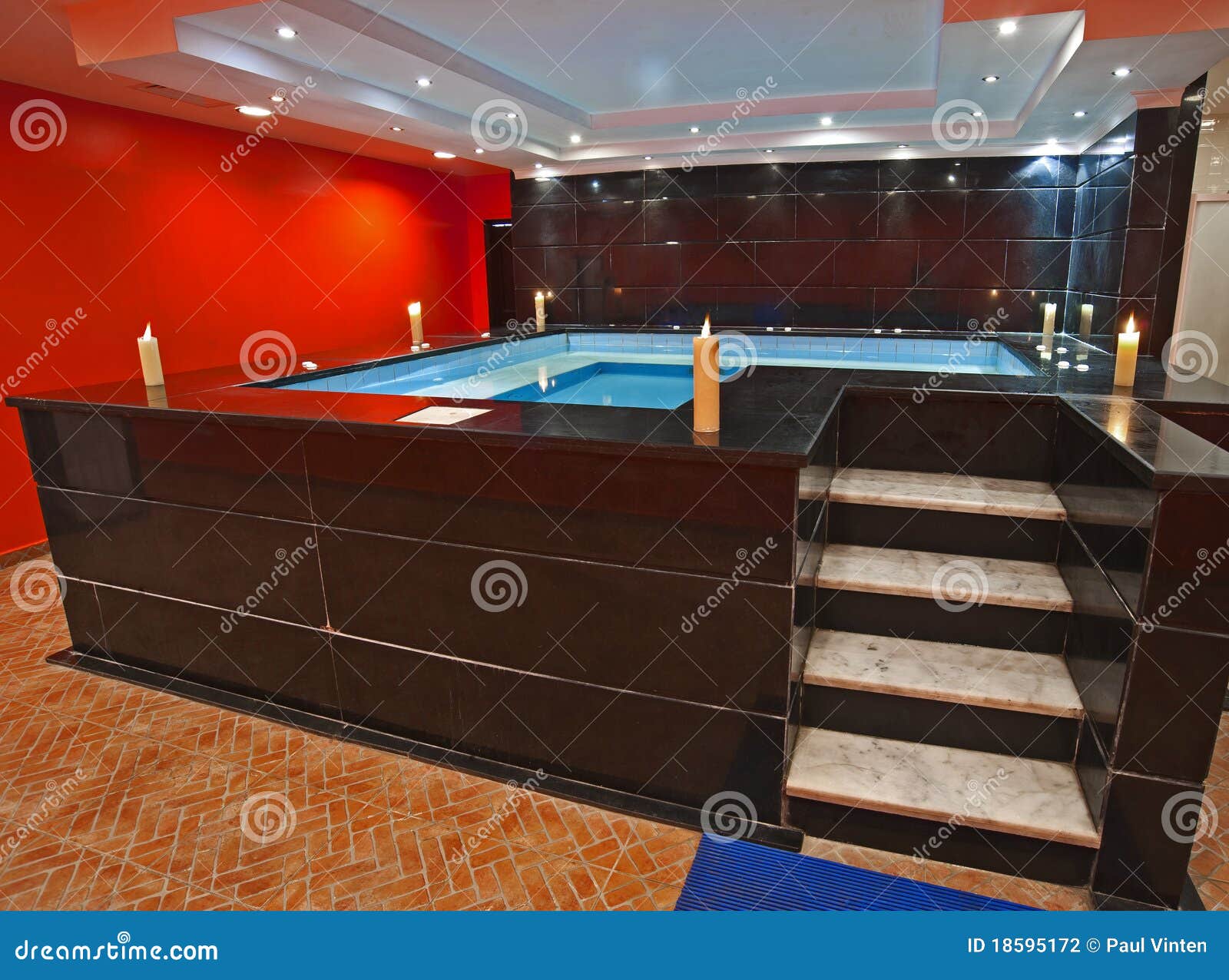Jacuzzi at a health spa stock photo. Image of pool, jacuzzi - 18595172