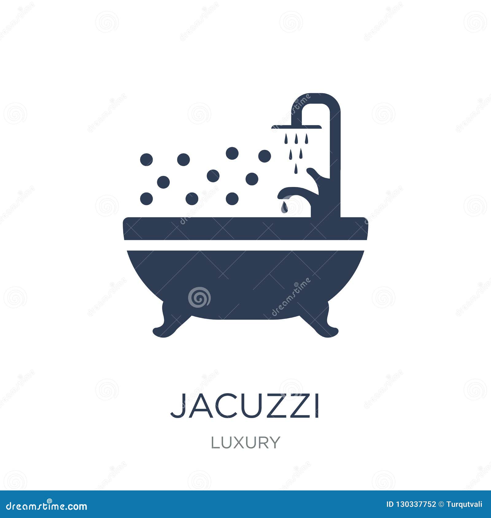 Jacuzzi Icon. Trendy Flat Vector Jacuzzi Icon on White Background from ...