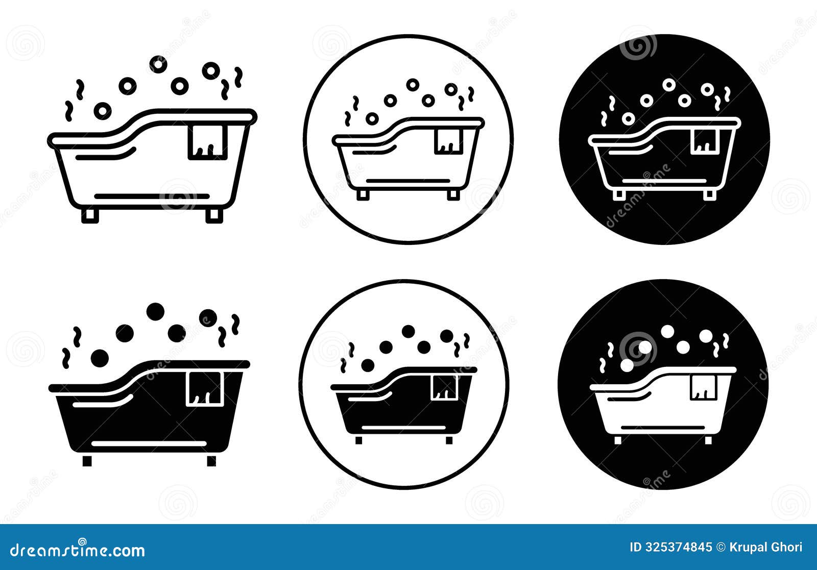 Jacuzzi Icon Cartoon Vector | CartoonDealer.com #325374845