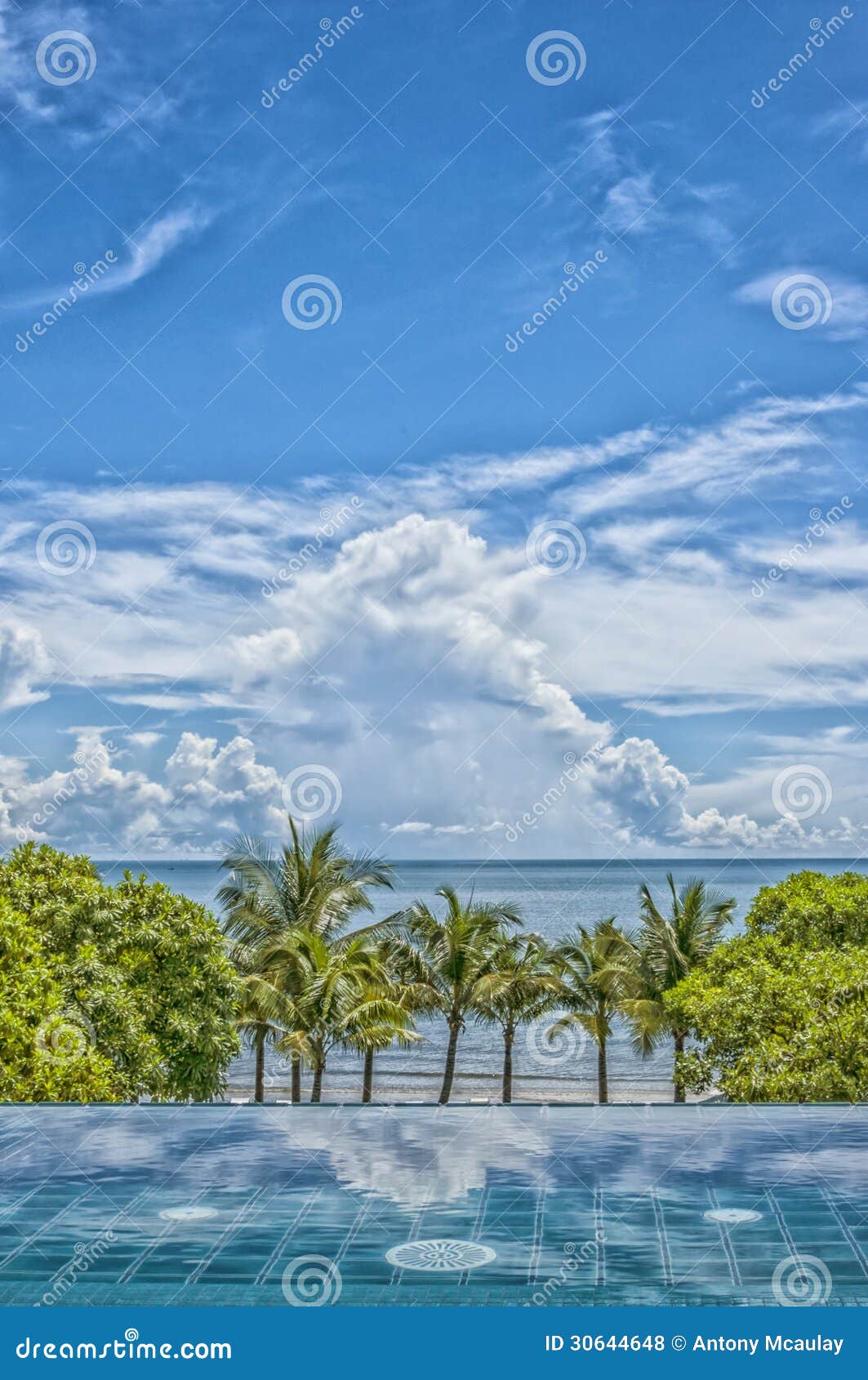 Jacuzzi in Paradise stock photo. Image of beautiful, leisure - 30644648