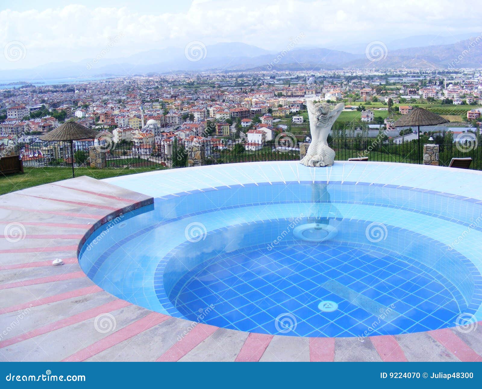 Jacuzzi with a View stock photo. Image of ocean, pool - 9224070