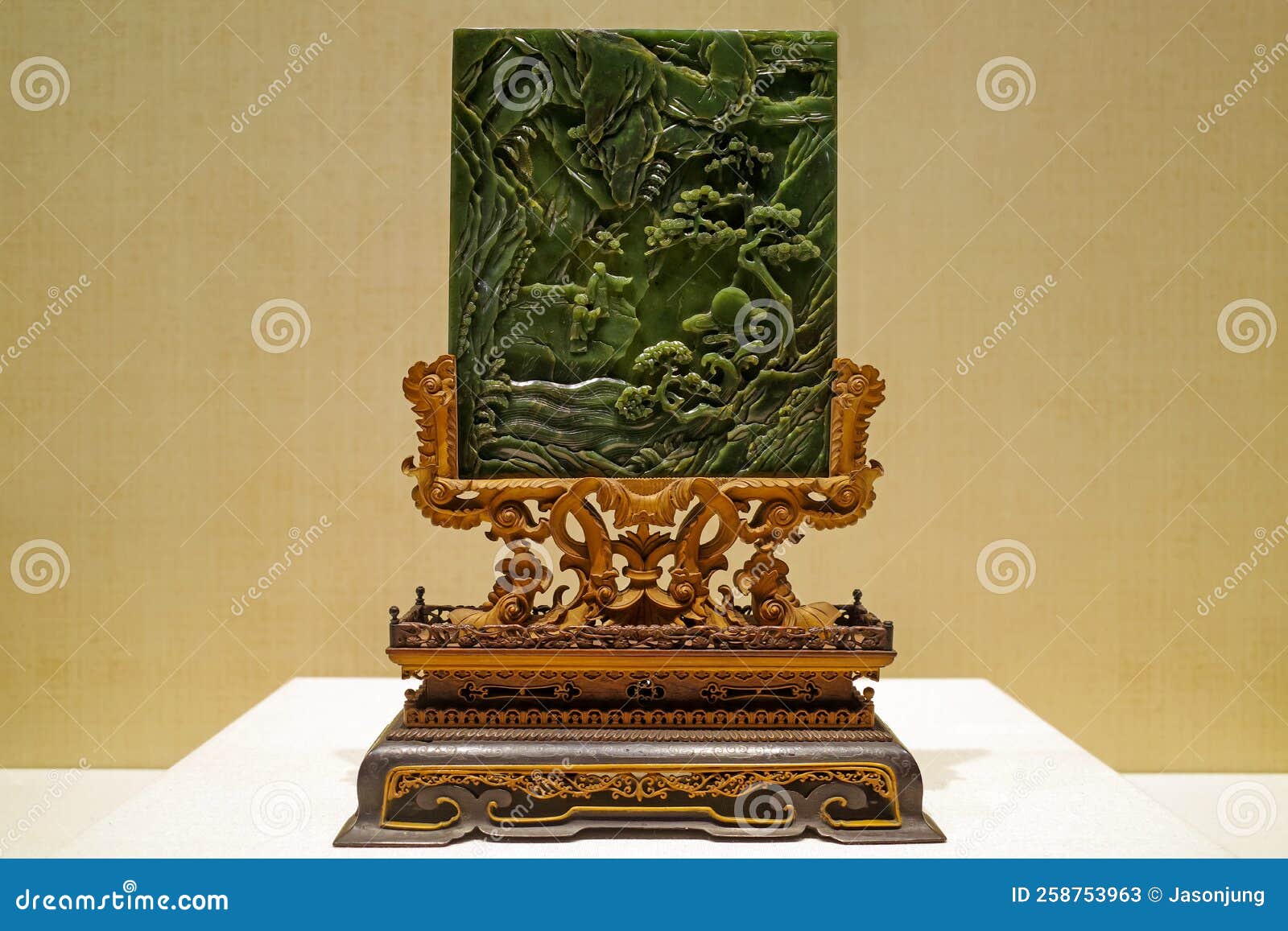 Jade artwork of china editorial stock photo. Image of painting - 258753963