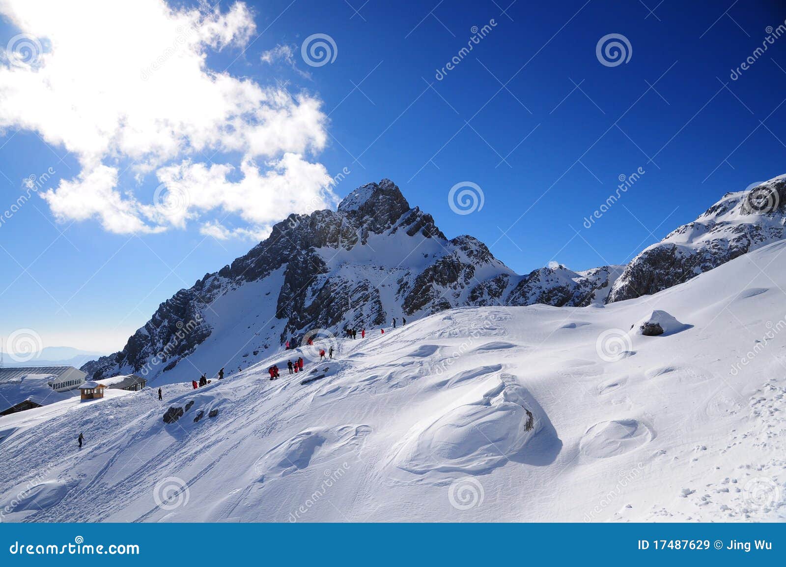 Jade Dragon Snow Mountain, Lijiang China Stock Photography ...