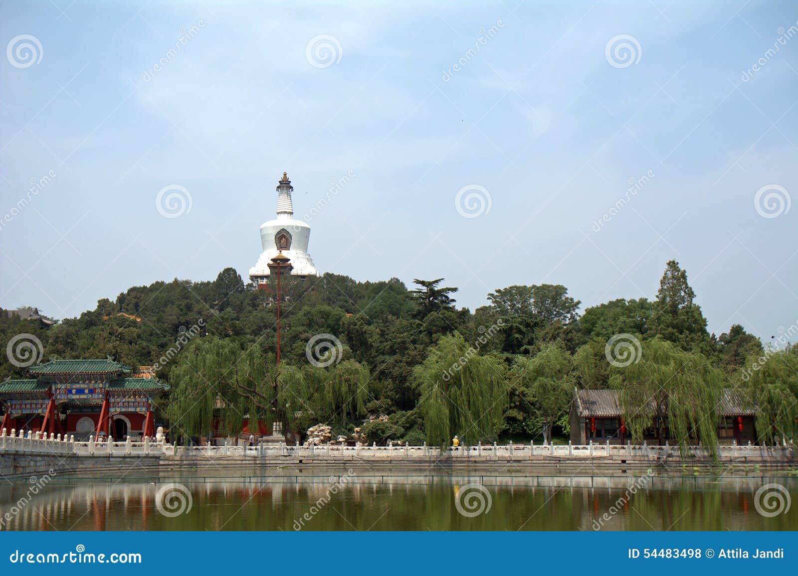 Jade Islet in Beihai Park, Beijing, China Editorial Stock Photo - Image ...