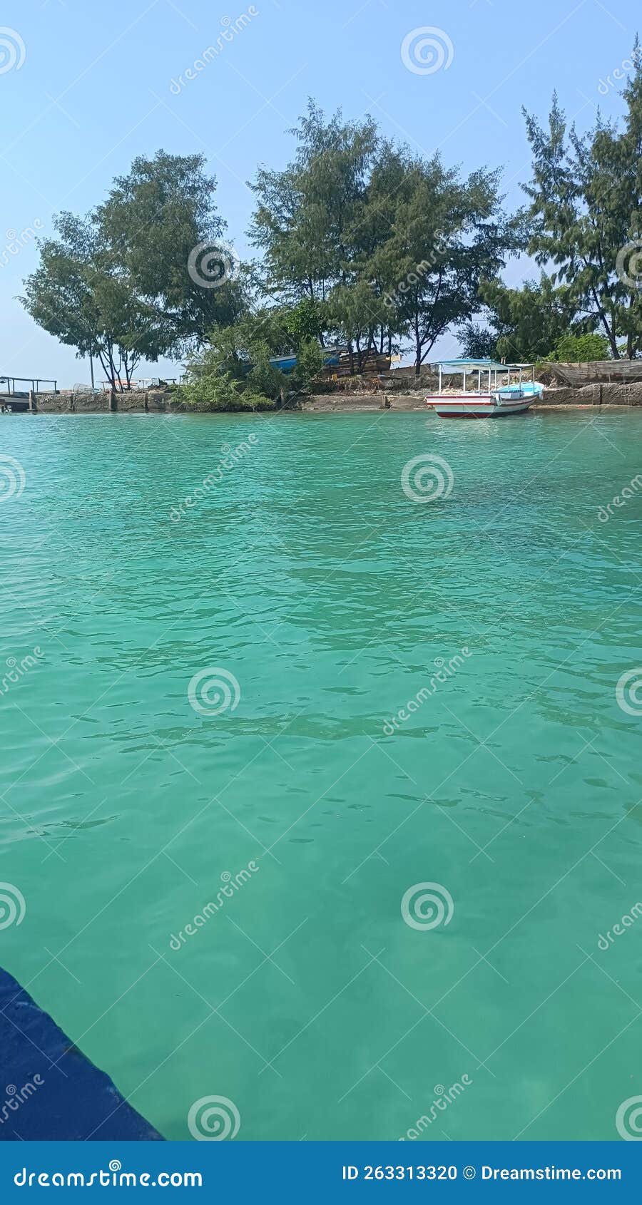 Jade sea boat island trip stock photo. Image of island - 263313320