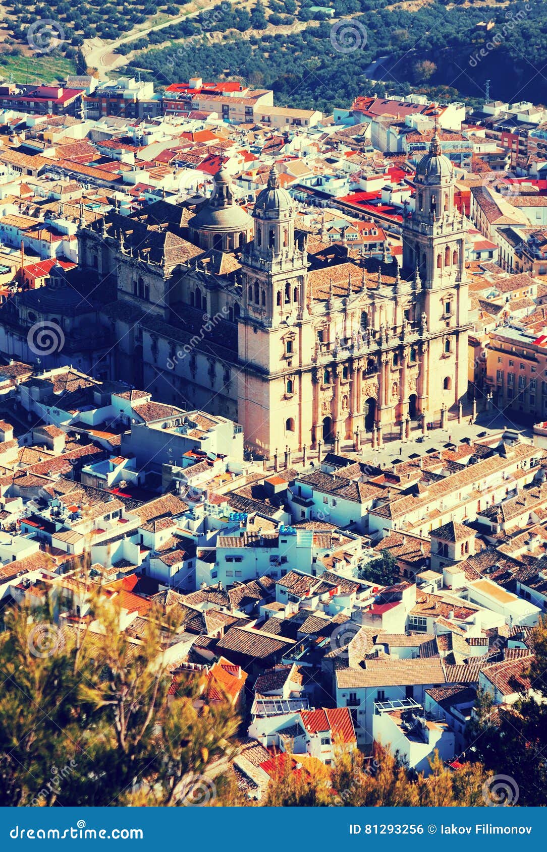 Jaen Cathedral stock photo. Image of historical, europe - 81293256