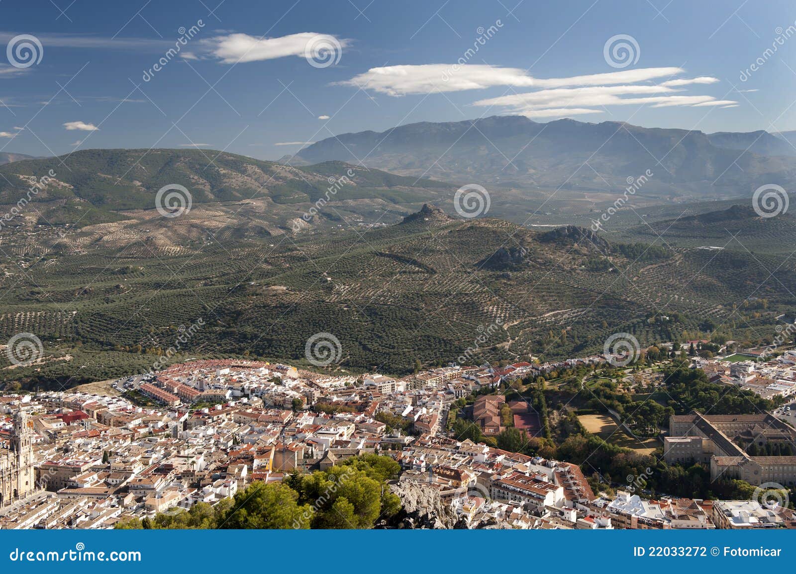 Jaen City Spain stock photo. Image of castle, santa, space - 22033272
