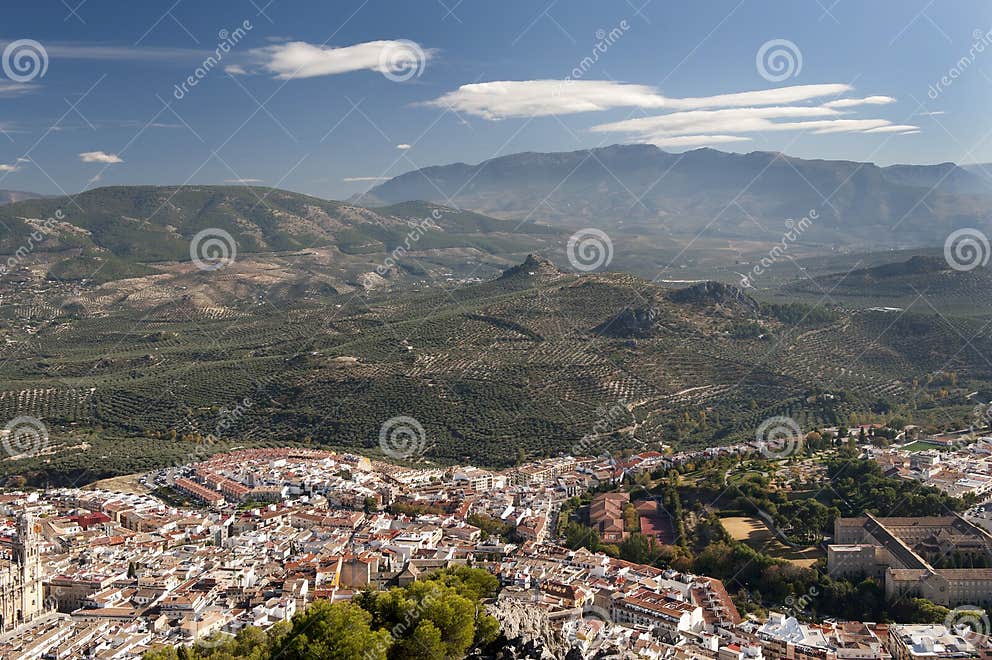 Jaen City Spain stock photo. Image of castle, santa, space - 22033272