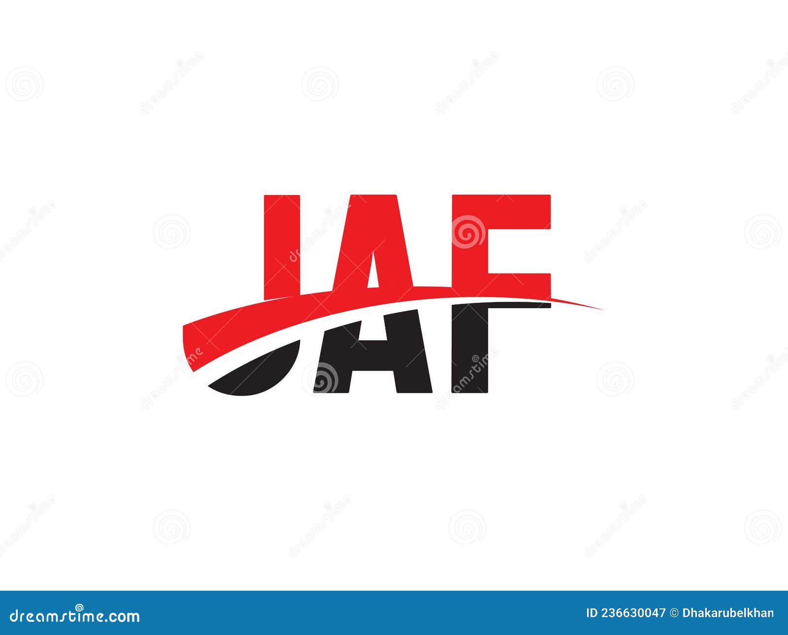 JAF Letter Initial Logo Design Vector Illustration Stock Vector ...