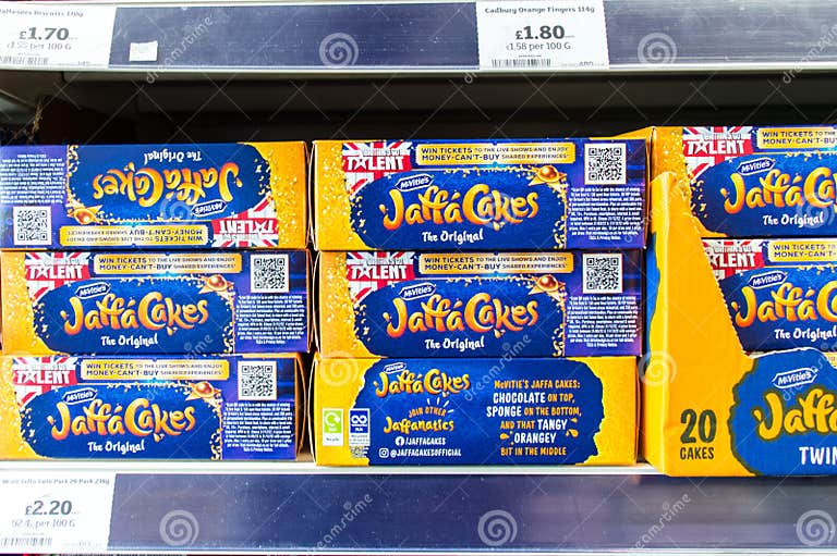 Jaffa Cakes McVities editorial photography. Image of cake - 289840257