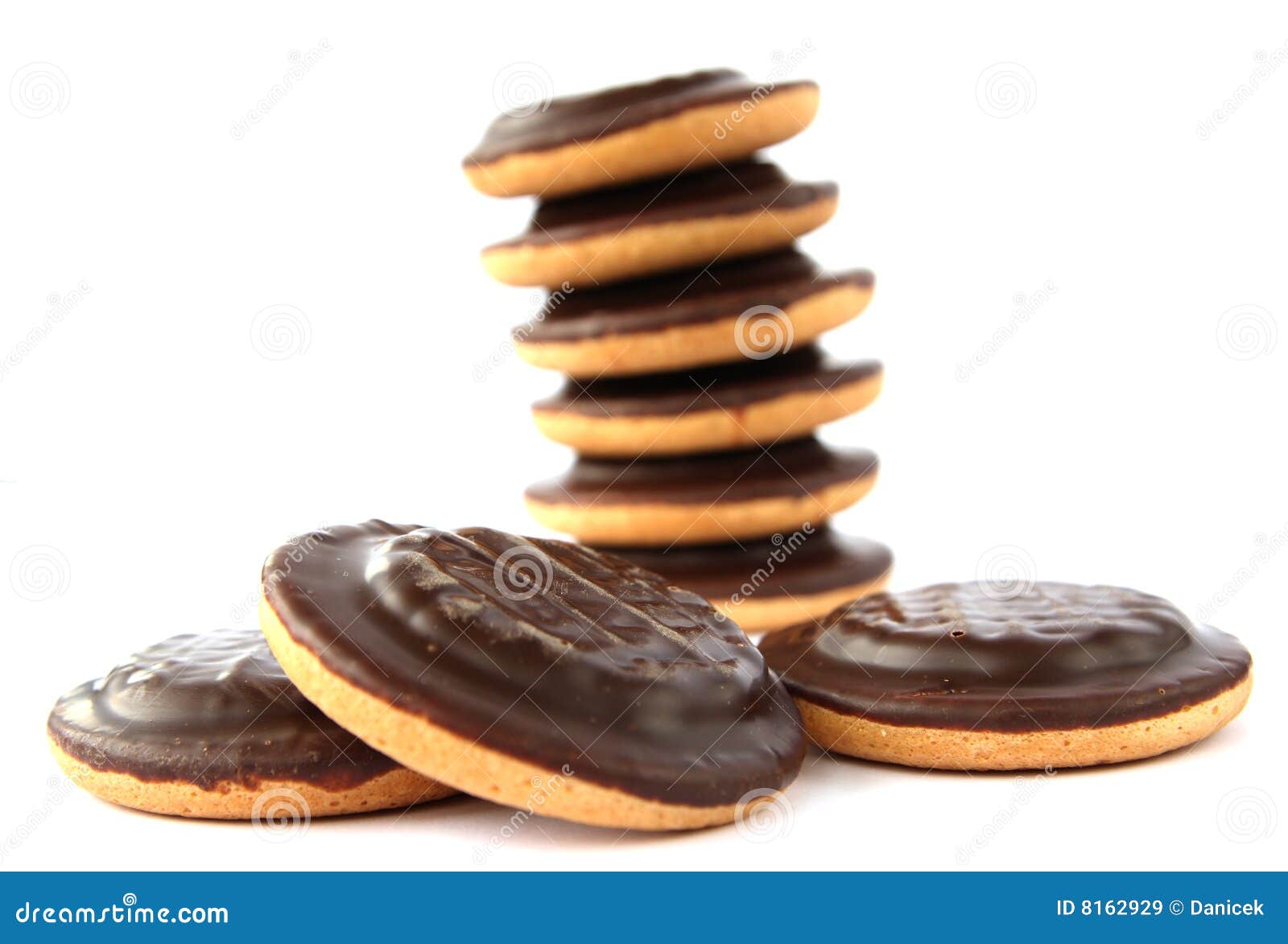 Jaffa Cakes - Traditional Sweet Cookies Stock Image - Image of eaten ...