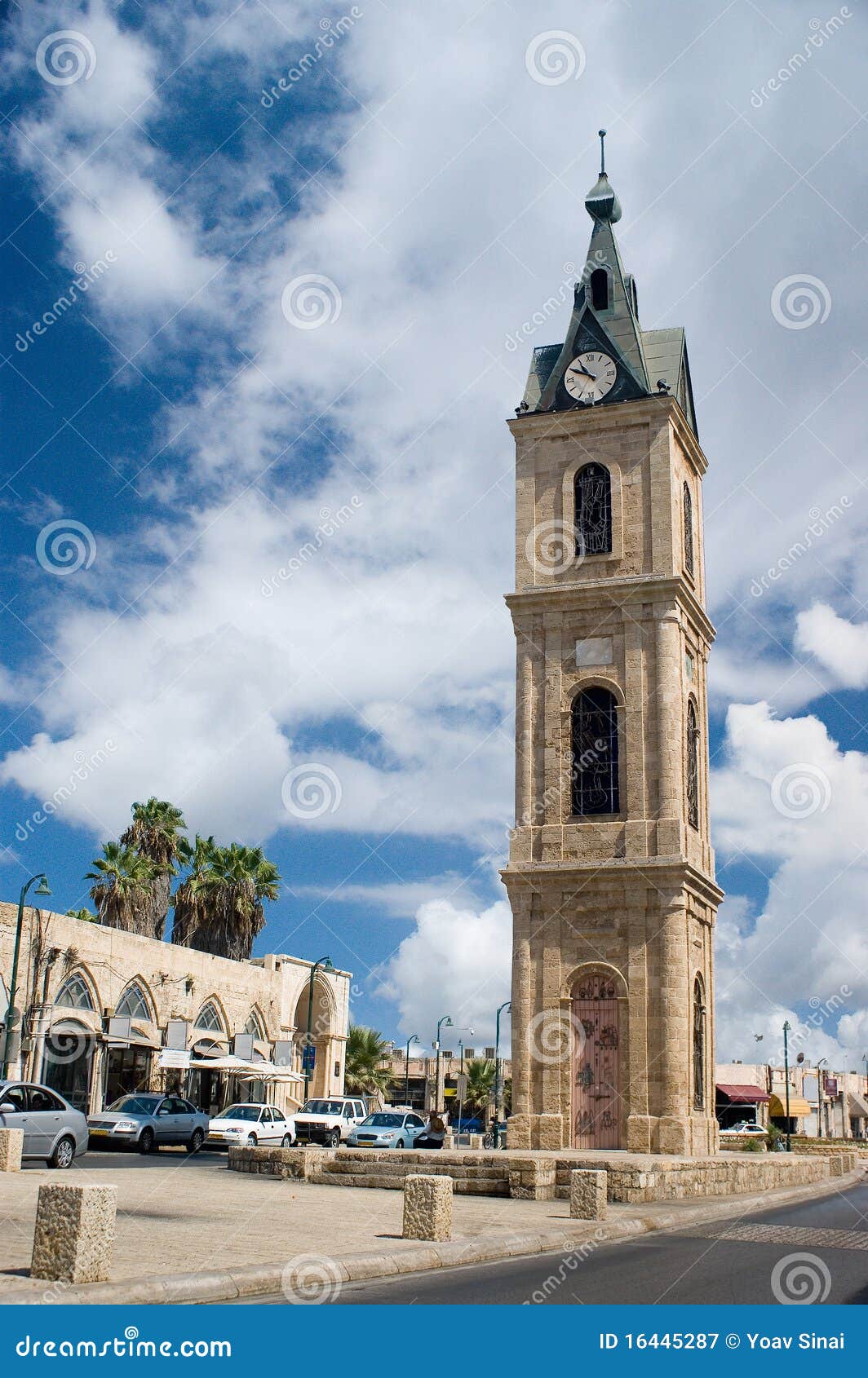The Jaffa Clock Tower stock image. Image of arabian, artistic - 16445287