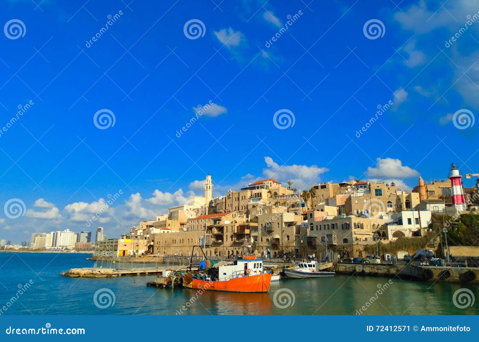 Jaffa, Israel stock image. Image of mediterranean, harbour - 72412571