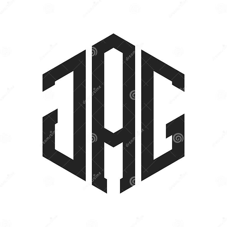 JAG Logo Design. Initial Letter JAG Monogram Logo Using Hexagon Shape ...