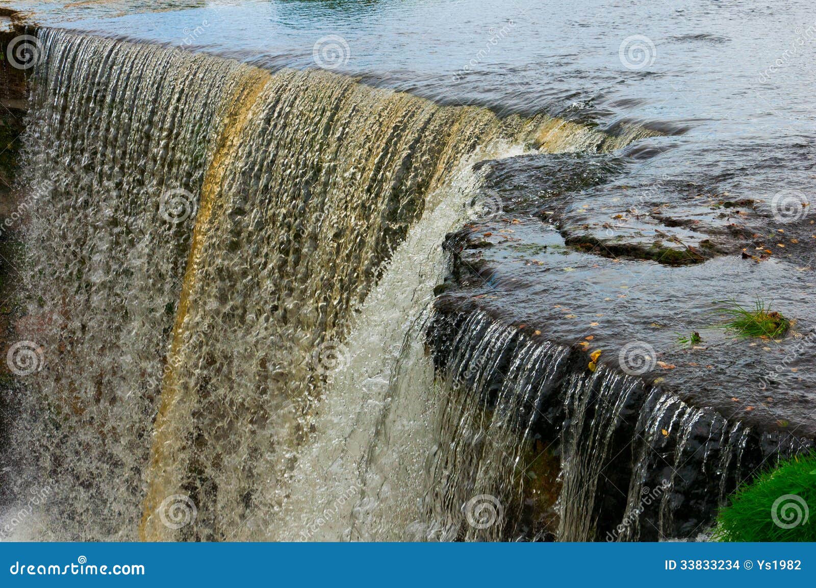 Jagala waterfall. stock photo. Image of river, natural - 33833234