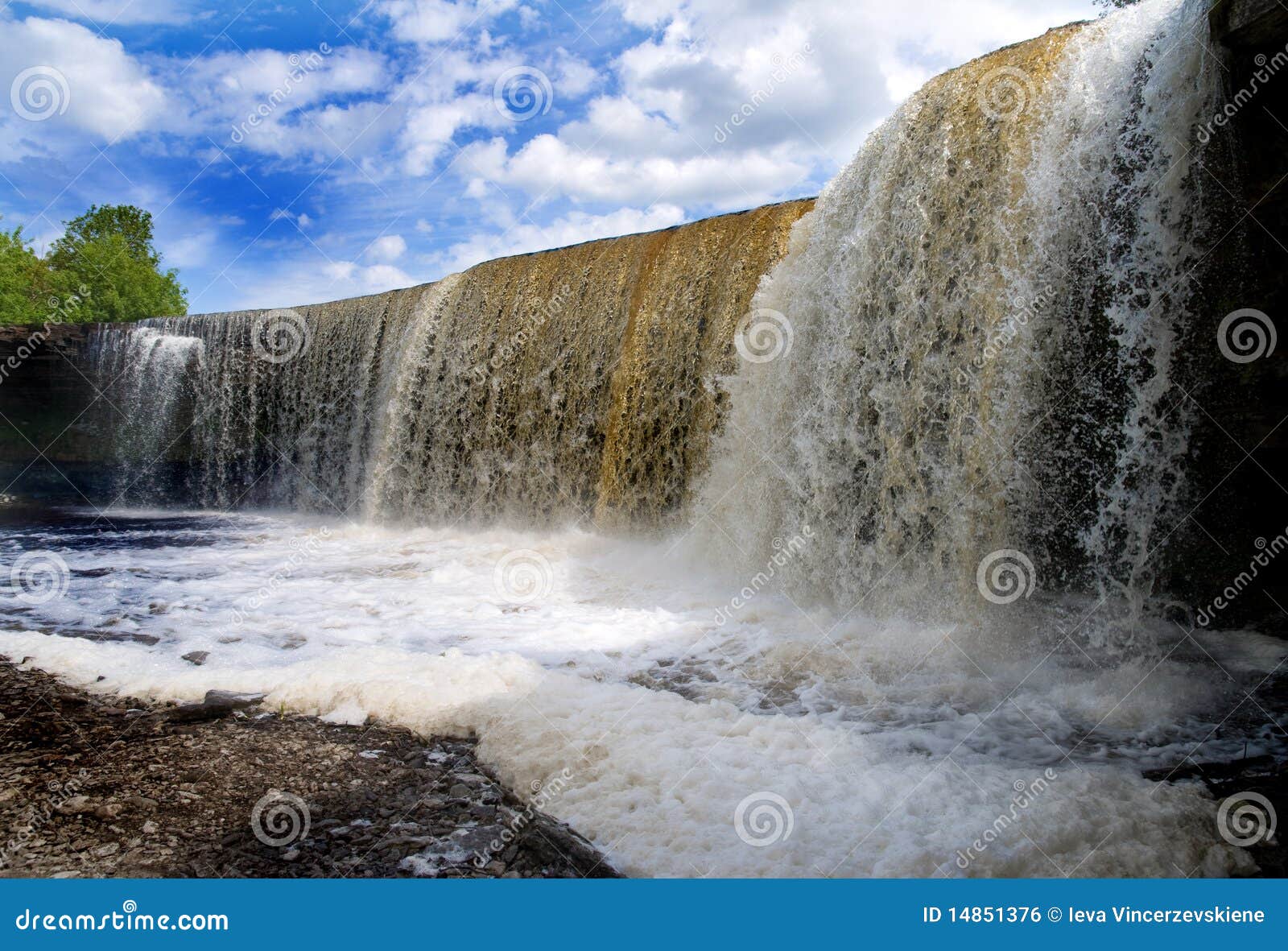 Jagala Waterfall in Estonia Stock Photo - Image of splash, waterfall ...