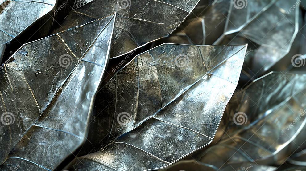 The Jagged Edges and Rough Texture of these Bionic Leaf Textures Add an ...