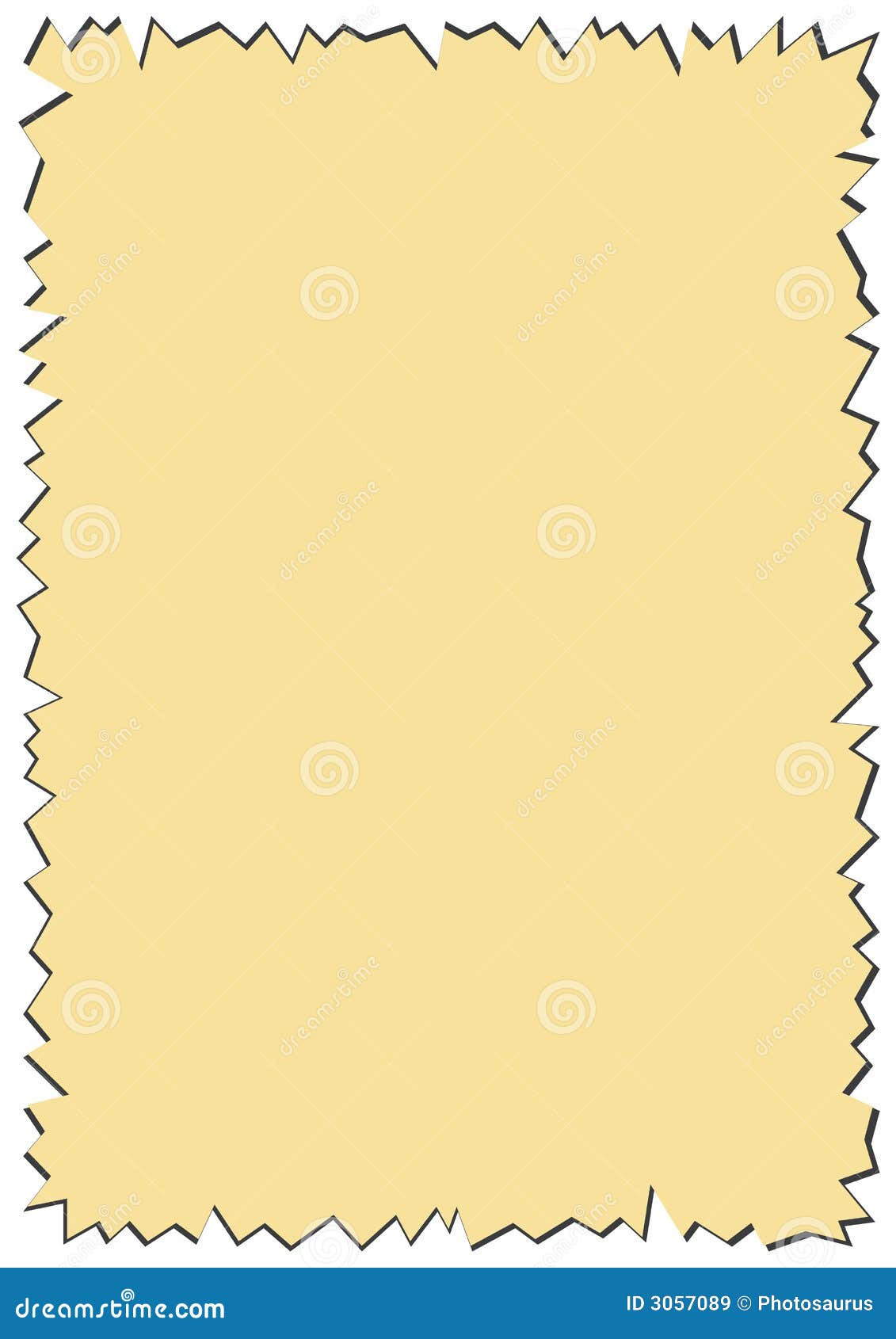 Jagged frame stock vector. Illustration of broken, borders - 3057089