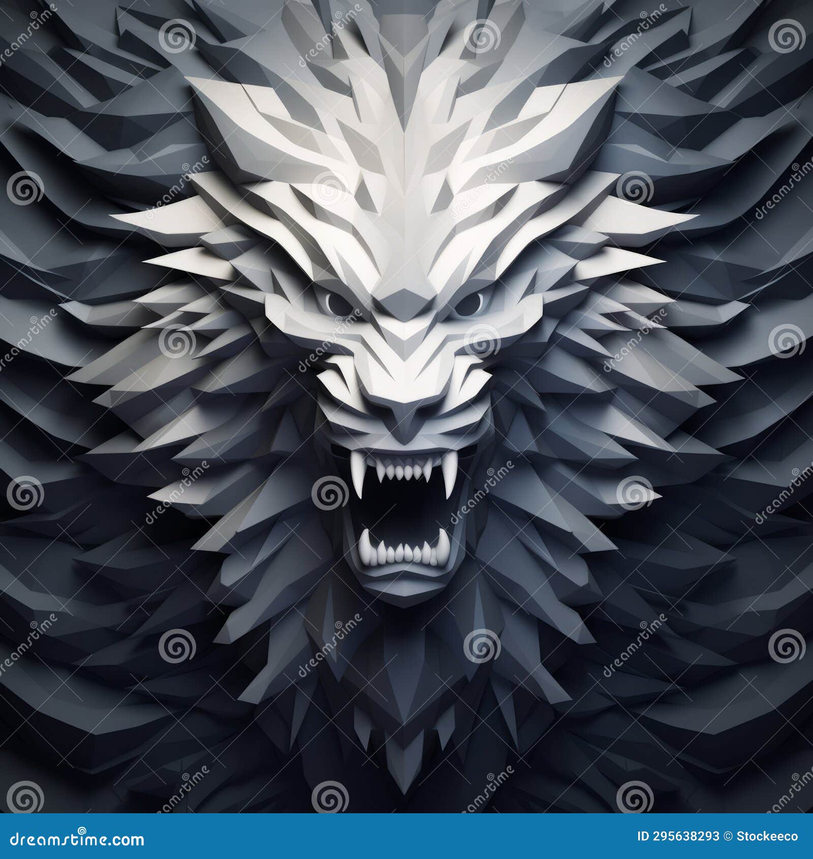 Jagged Game of Thrones Artwork with Layered Geometry and Aggressive ...