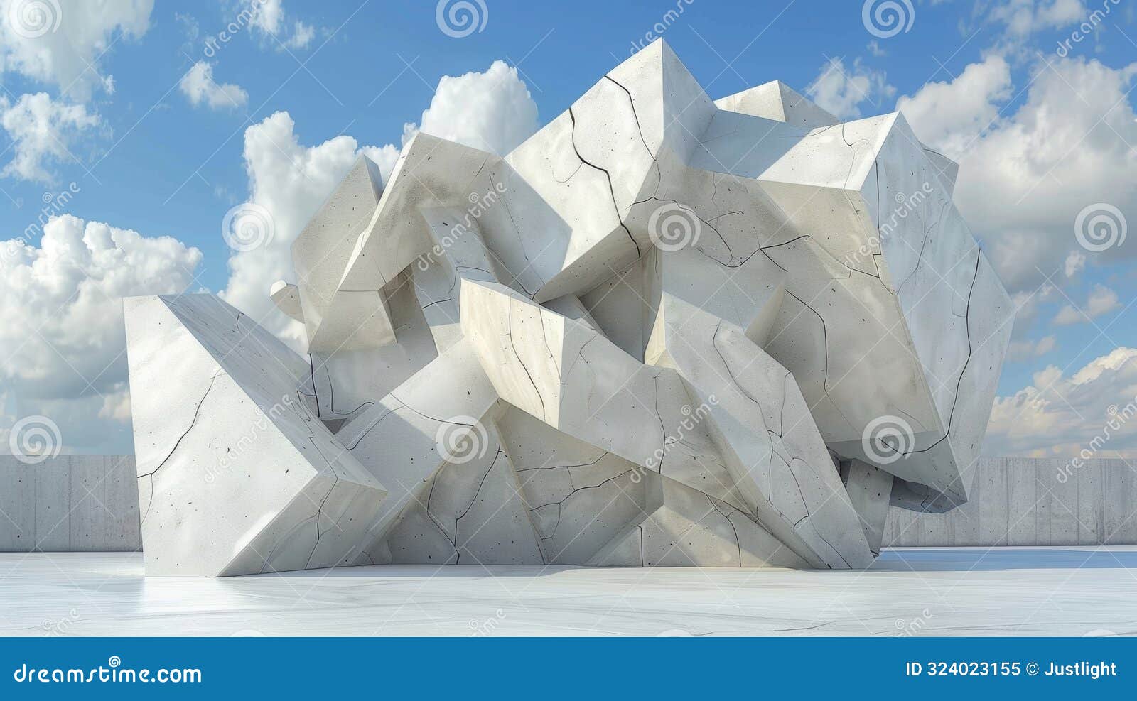 A Jagged and Irregularshaped Sculpture Breaking Away from Traditional ...