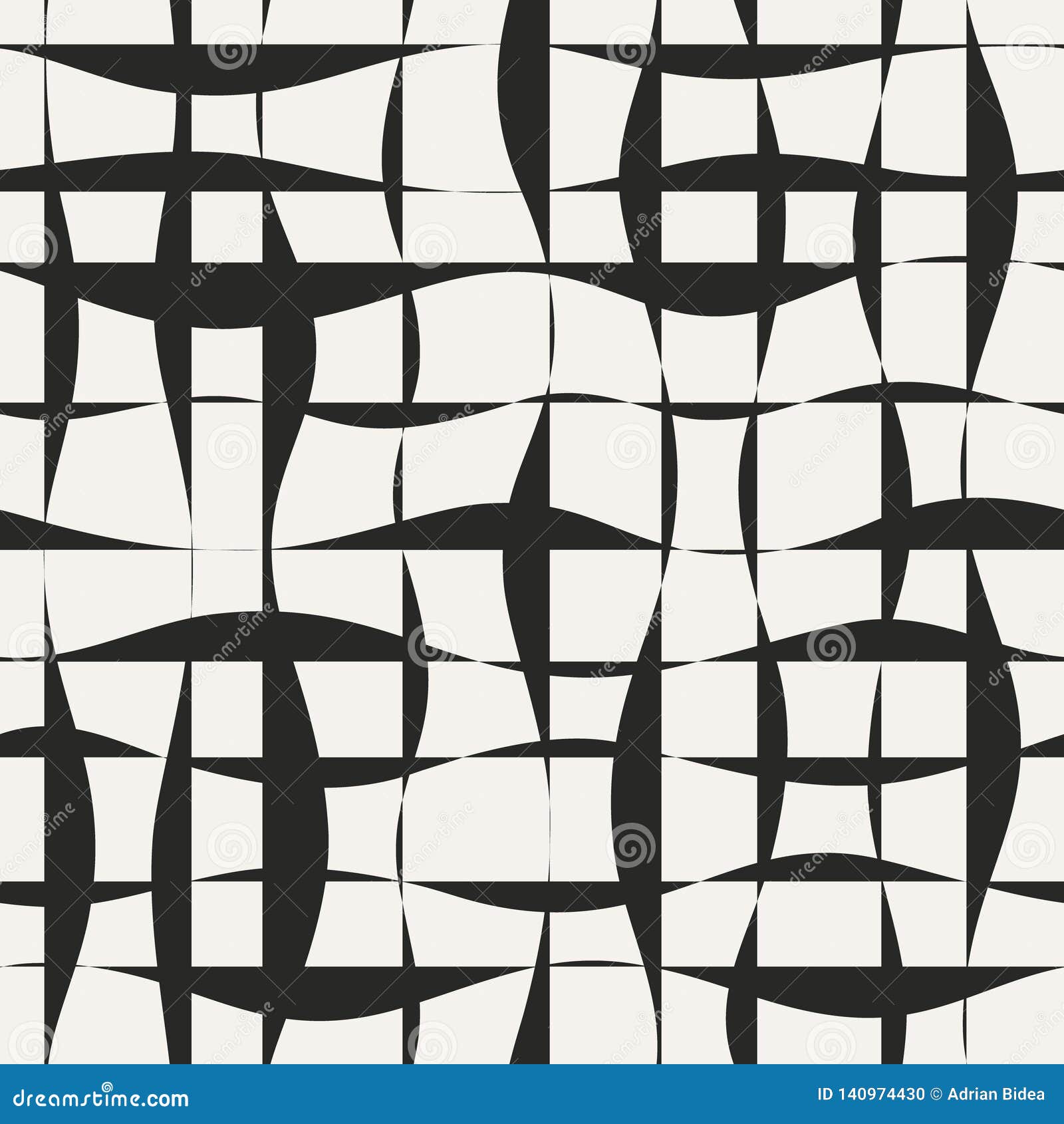 Jagged Lines Seamless Pattern Stock Vector - Illustration of contour ...