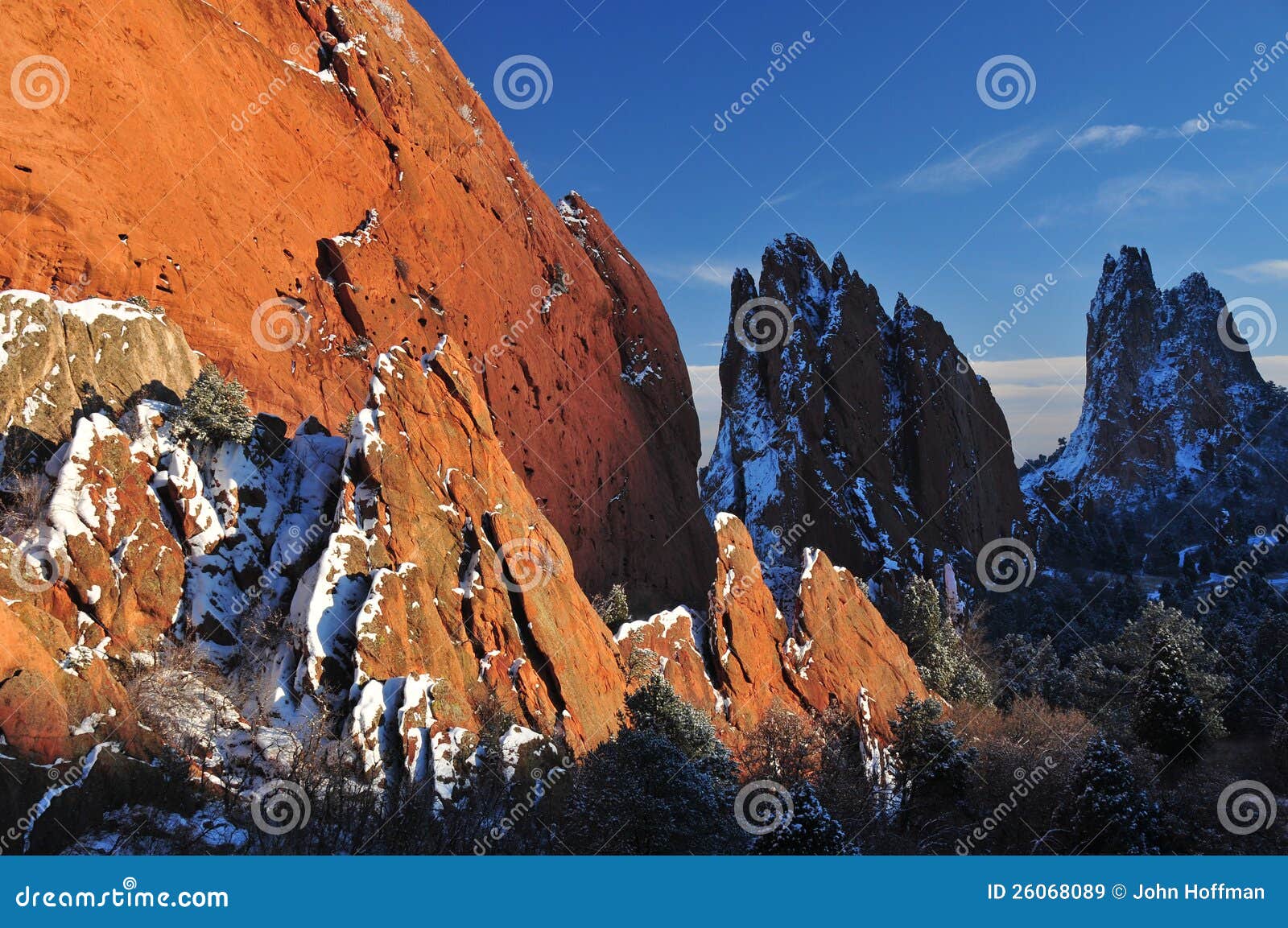 Jagged mountains stock image. Image of sunset, sundown - 26068089