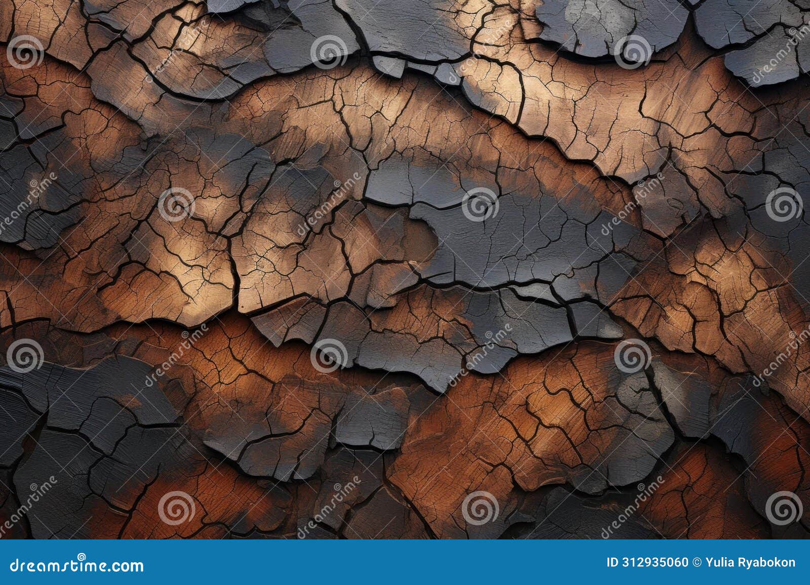 Jagged Pieces Tree Bark. Generate Ai Stock Photo - Image of branch ...